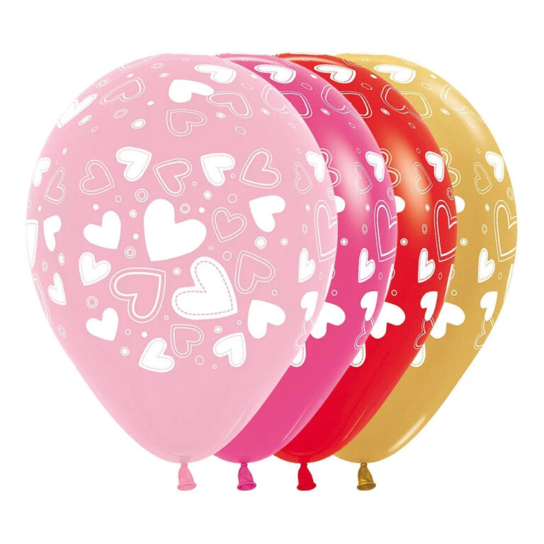 Globo Sempertex Látex Surtido Corazones Surtidos – Somos Fiesta