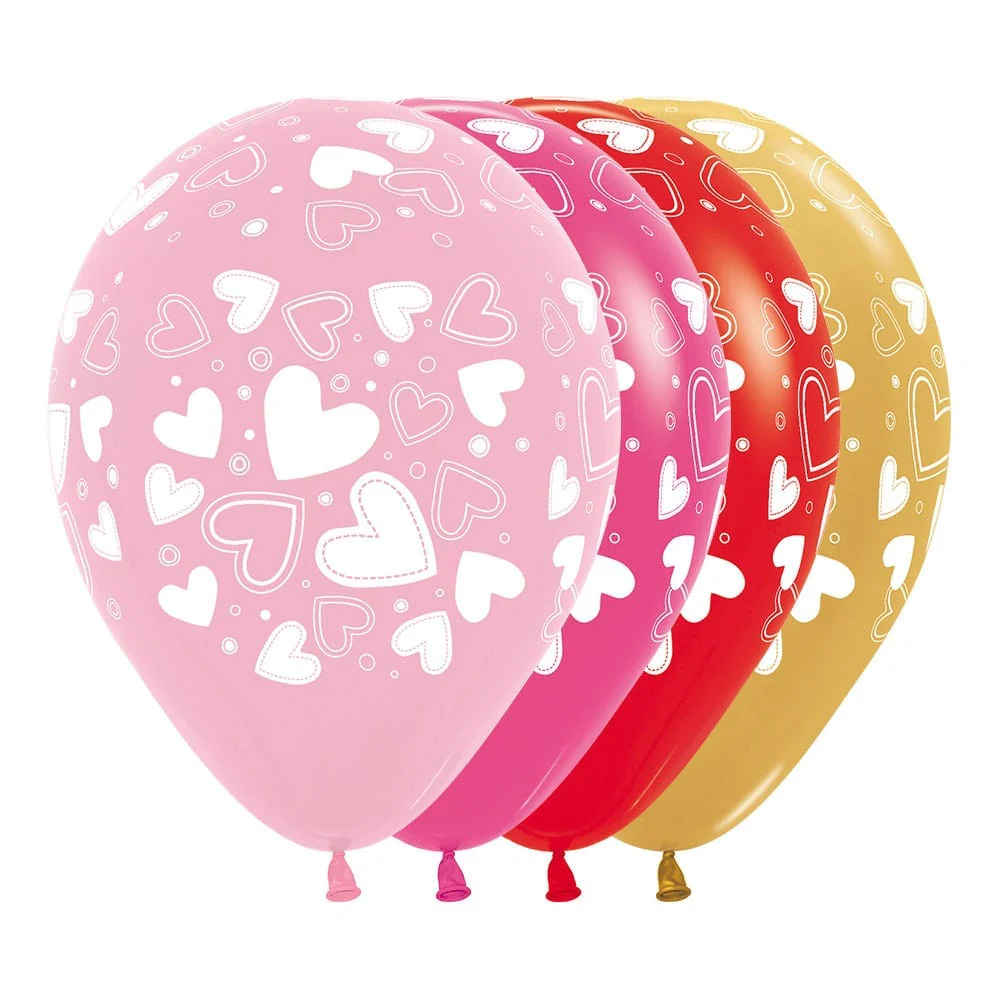 Globo Sempertex Látex Surtido Corazones Surtidos – Somos Fiesta
