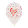 Globo Sempertex Látex Blanco Corazones y Flechas – Somos Fiesta